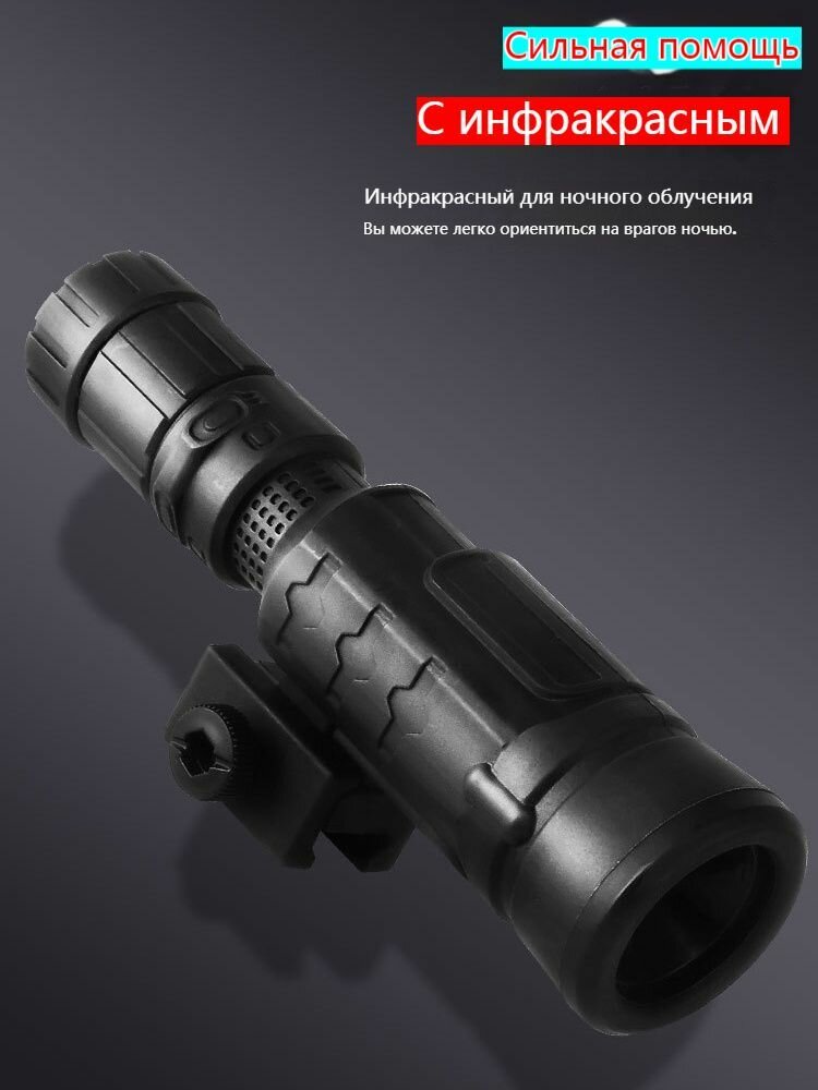 Ywy. горячиеИгрушечный пистолет детский, 8 боеголовок, бластер с мягкими пулями, ракетница - гранатомет, Базука со звуком и дымом