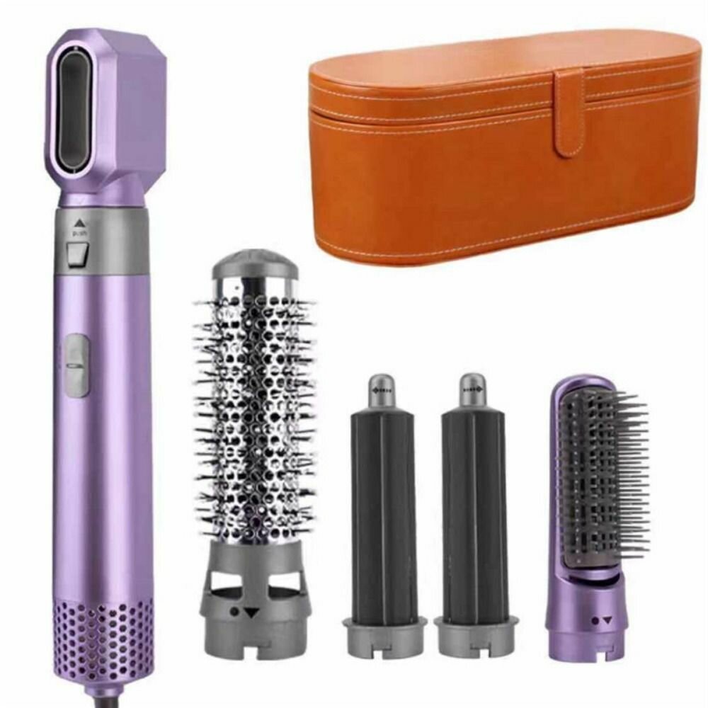 Удобная автоматическая плойка "пять в одном" для завивки и выпрямления волос, электрический фен двойного назначения