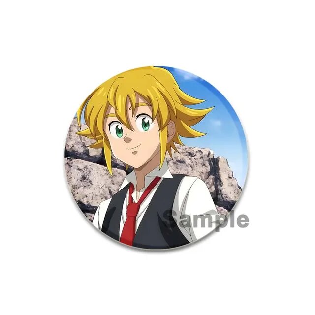 58 мм аниме Nanatsu No Taizai Mokushiroku No Yonkishi 2-й сезон броши мультяшные значки кнопки кнопки для украшения рюкзака