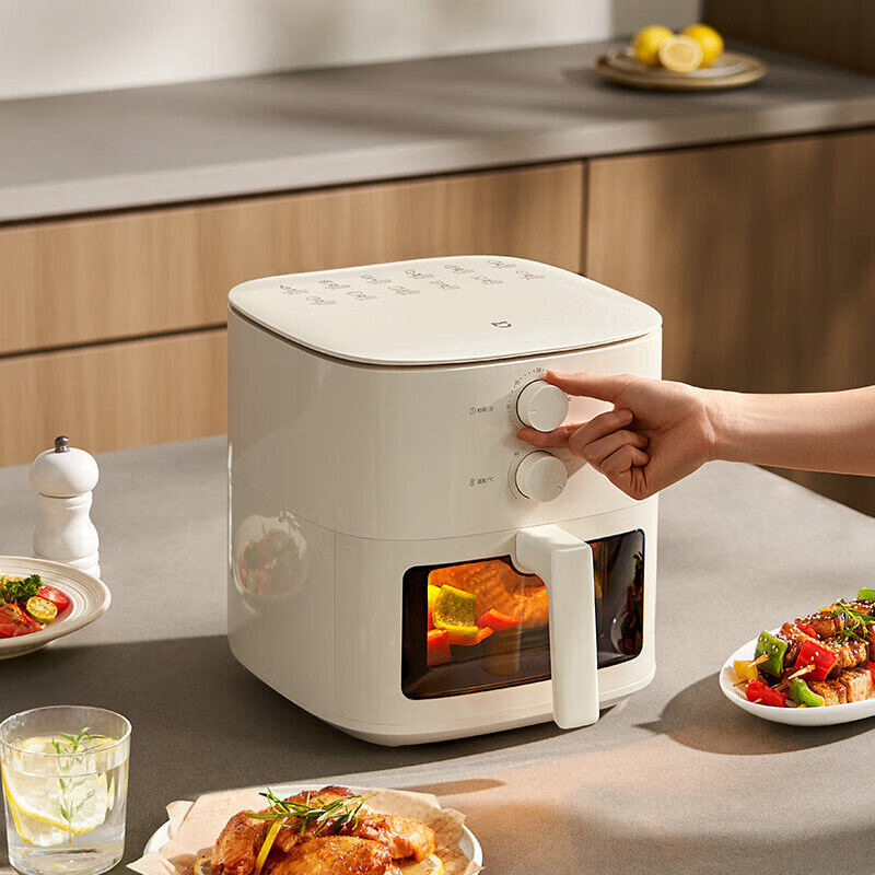 Аэрогриль Xiaomi " Air Fryer", 6л, регулировка температуры, механическое управление, белый