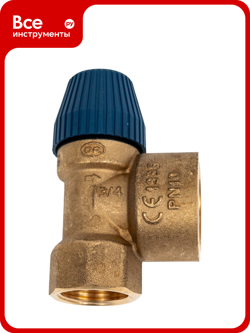 Предохранительный клапан для систем водоснабжения STOUT Svs-0030-006020 6 бар 3/4"x1" (477.262) RG00919SFV2ESA