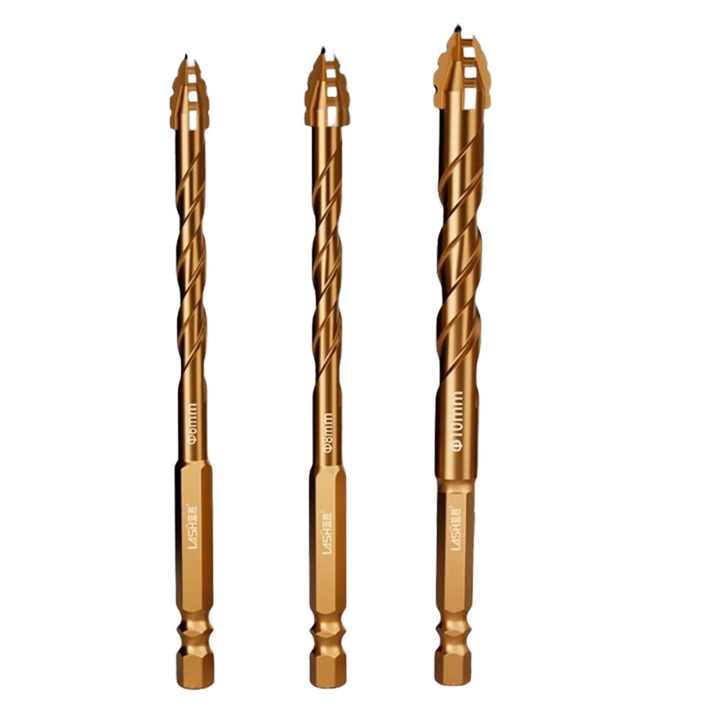 Набор эксцентриковых сверл Четырехгранное пилообразное сверло Эффективная резка и быстрое сверление в дереве и тонких металлических листах