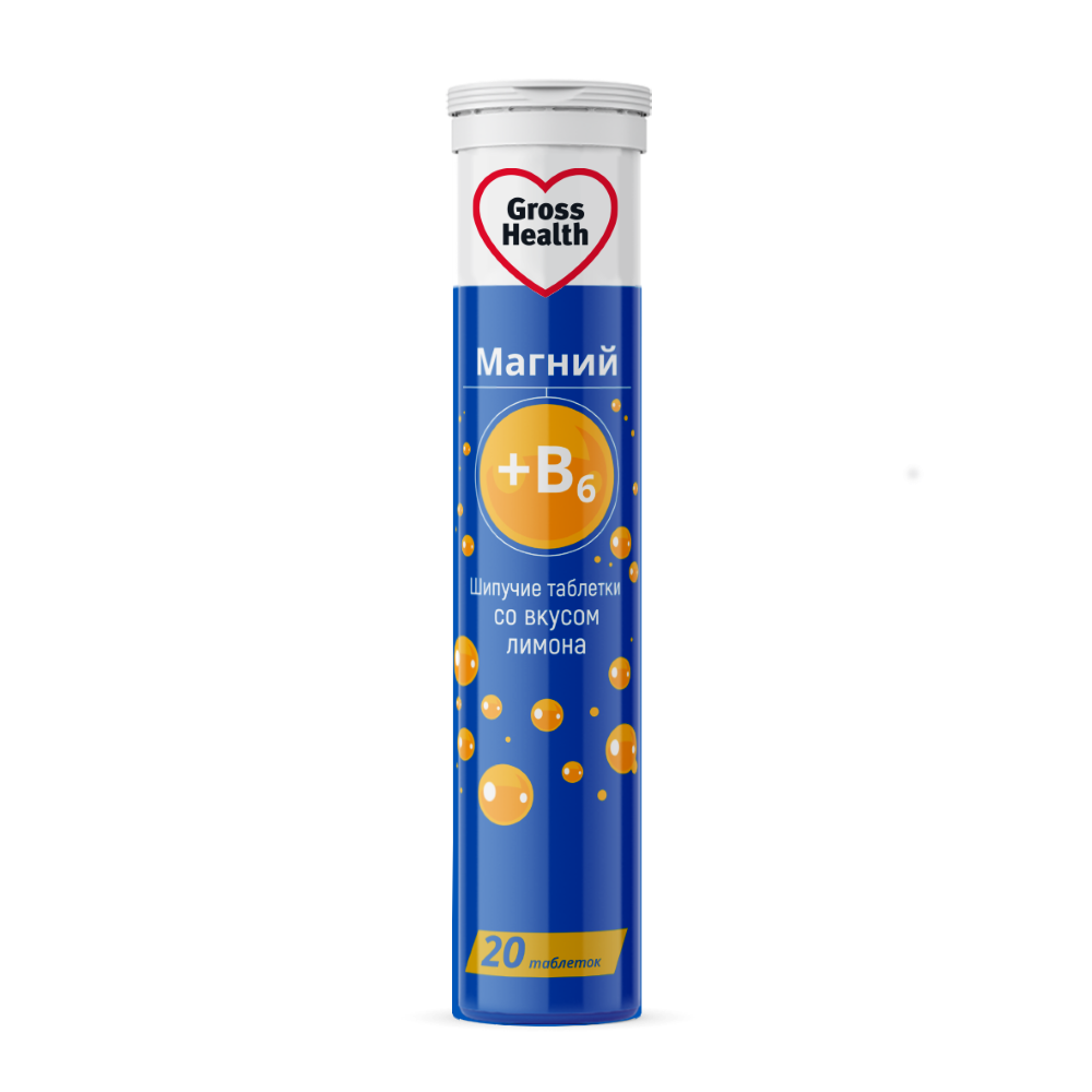 Магний+витамин В6 со вкусом лимона