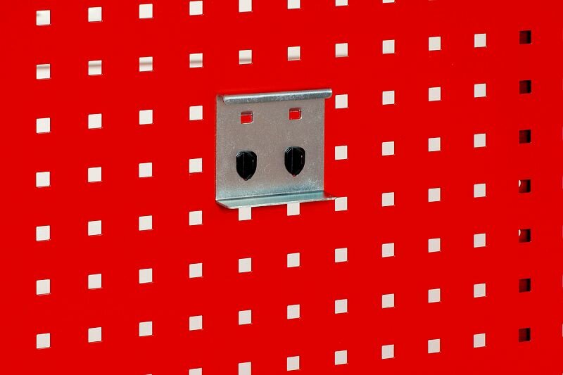 Держатель (шина) пластиковых ящиков №4 для перфорированных панелей с квадратной перфорацией, Wurth