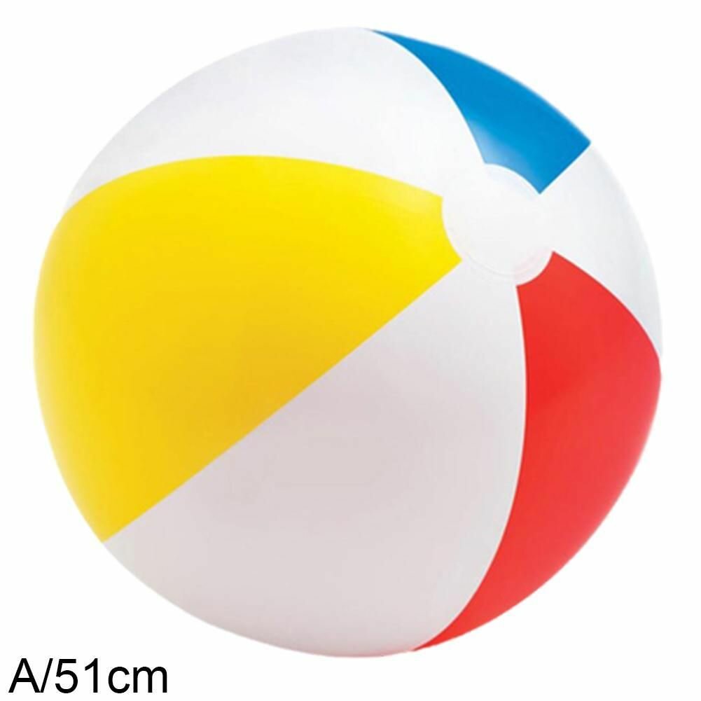 Надувной пляжный мяч четырехцветный