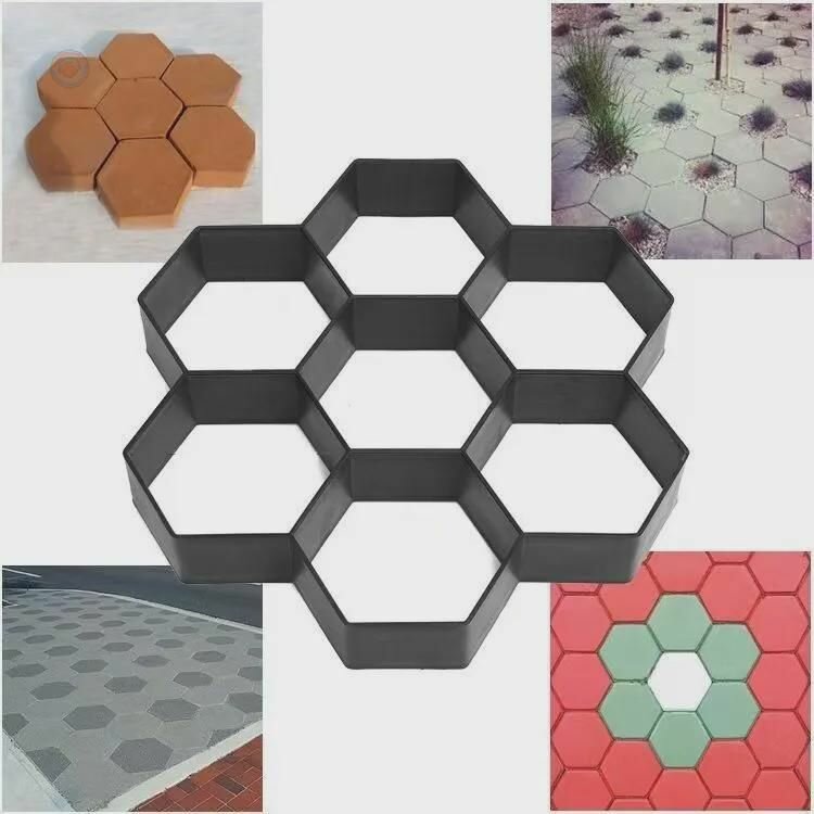 Форма для бетона, гибкая пластиковая опалубка для заливки садовых дорожек, тротуарной плитки и фундамента своими руками