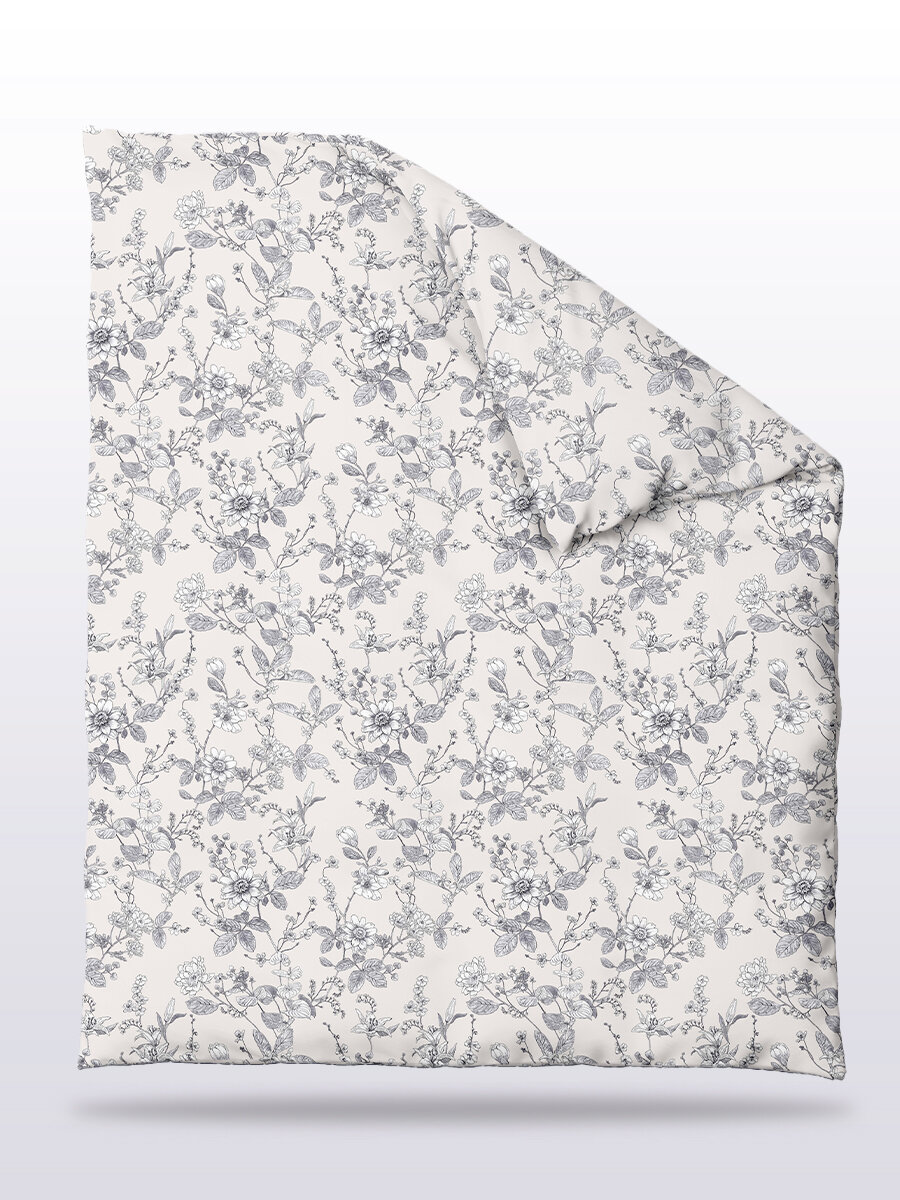 Пододеяльник Василиса 2-спальный 175х215 см, Бязь, хлопок 100%, Бионика