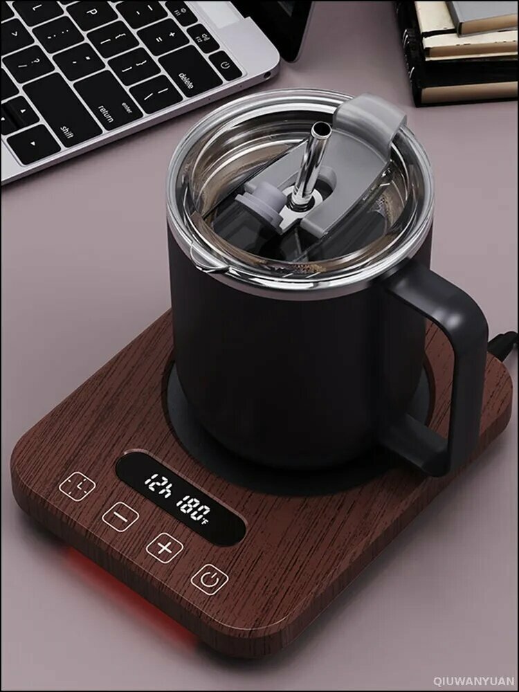 Подогреватель посуды с цифровым дисплеем, таймером и регулировкой температуры, ширина 15 см