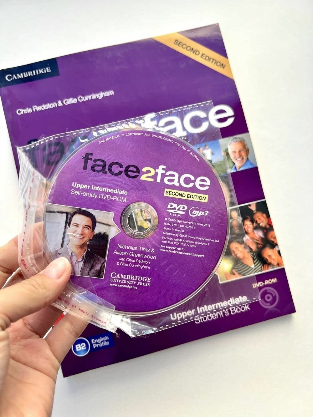 Face 2 Face (2nd) Upper Intermediate (SB+WB)+DVD — фото 1