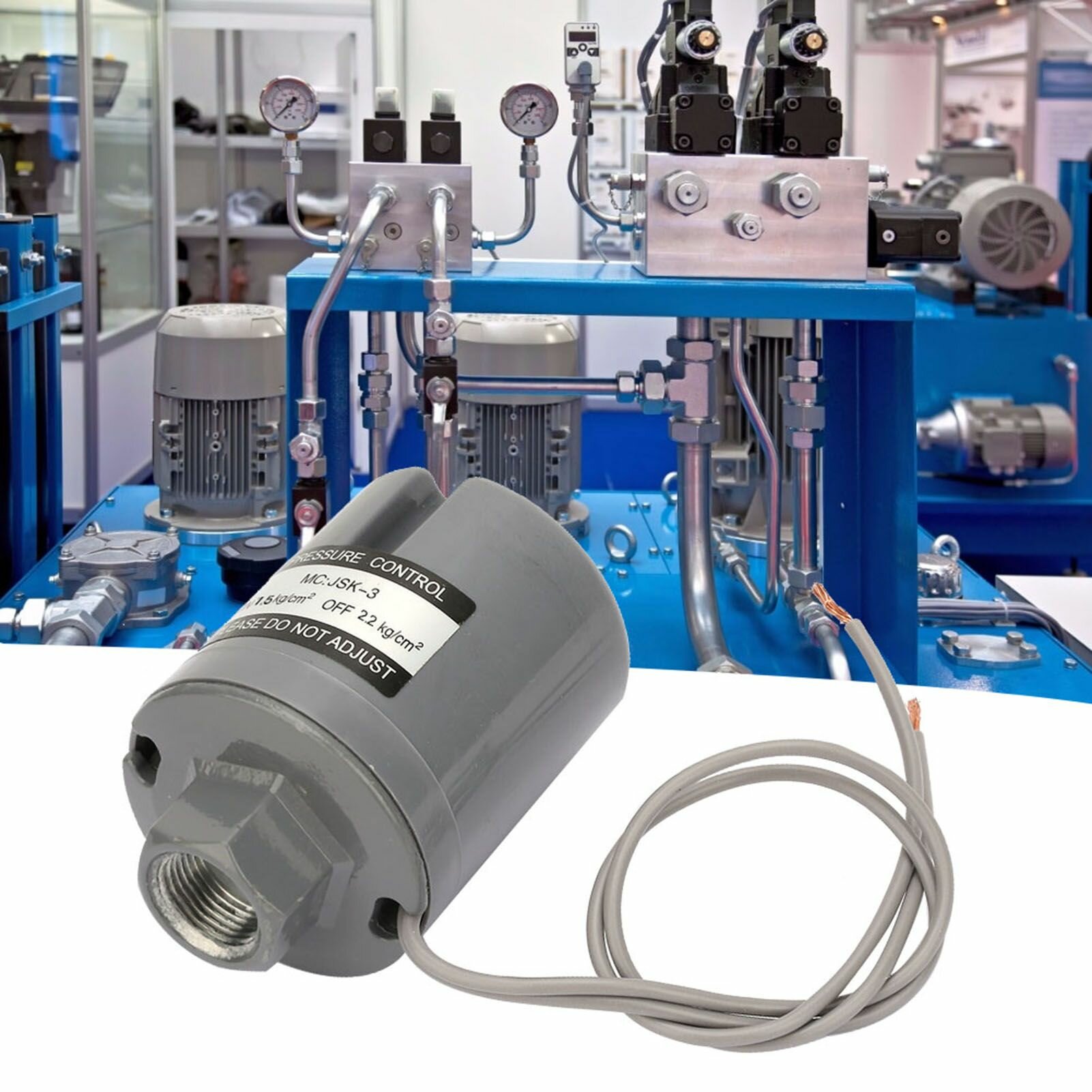 Автоматический регулятор давления насоса, G3/8", 1,5-2,2 кгс/см