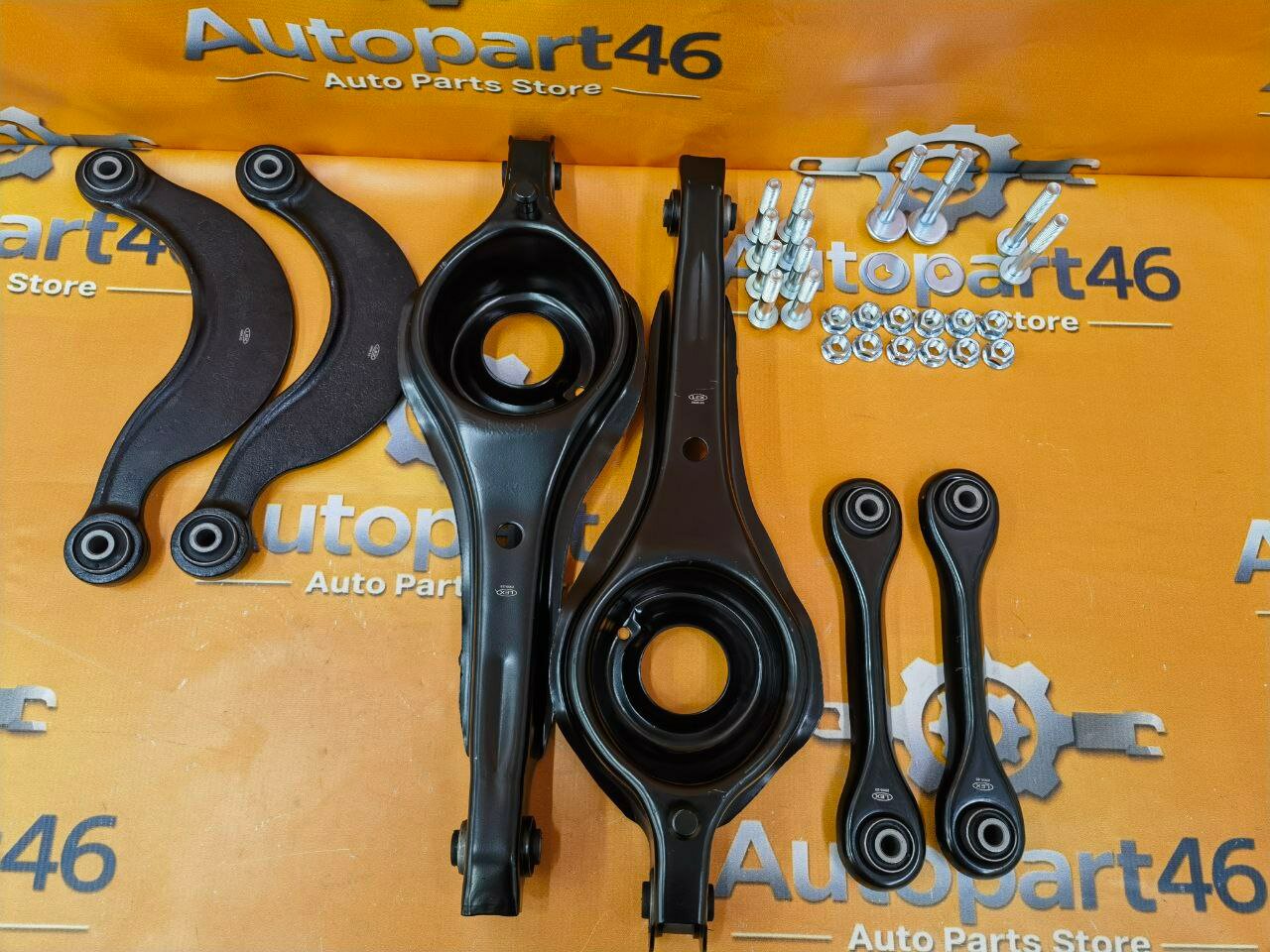 Комплект задней подвески для форд фокус 1, 2 Ford Focus 1, 2 6 рычагов и комплект болтов 12 штук