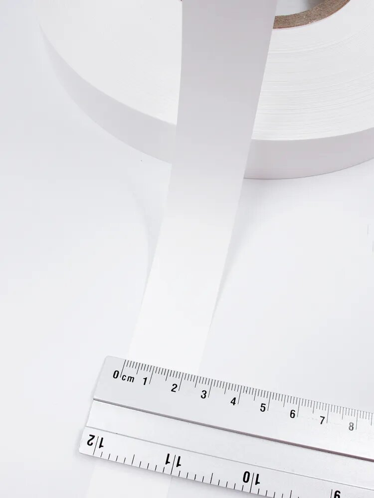 Лента нейлон 25х200 (ленты тканевые ПЭ для ТТ-печати) 1 рулон в комплекте