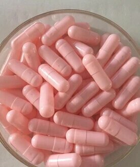 Прозрачные твердые желатиновые пустые капсулы размер 00 SUNNYPK Розовый, joined capsule, Light Pink