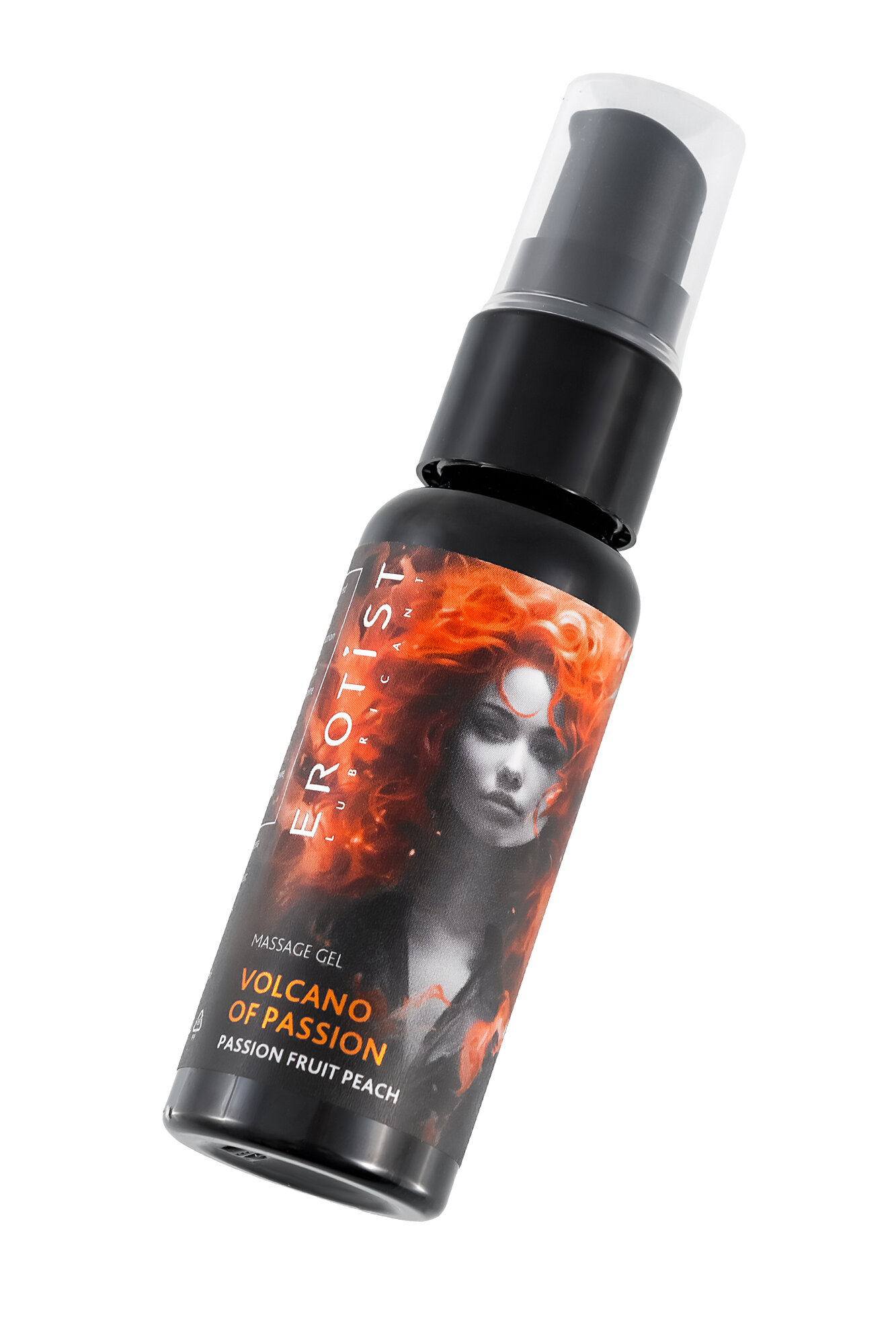 Гель для массажа «volcano of passion» вибрационный, аромат персик-маракуйя, 25 мл, водная основа