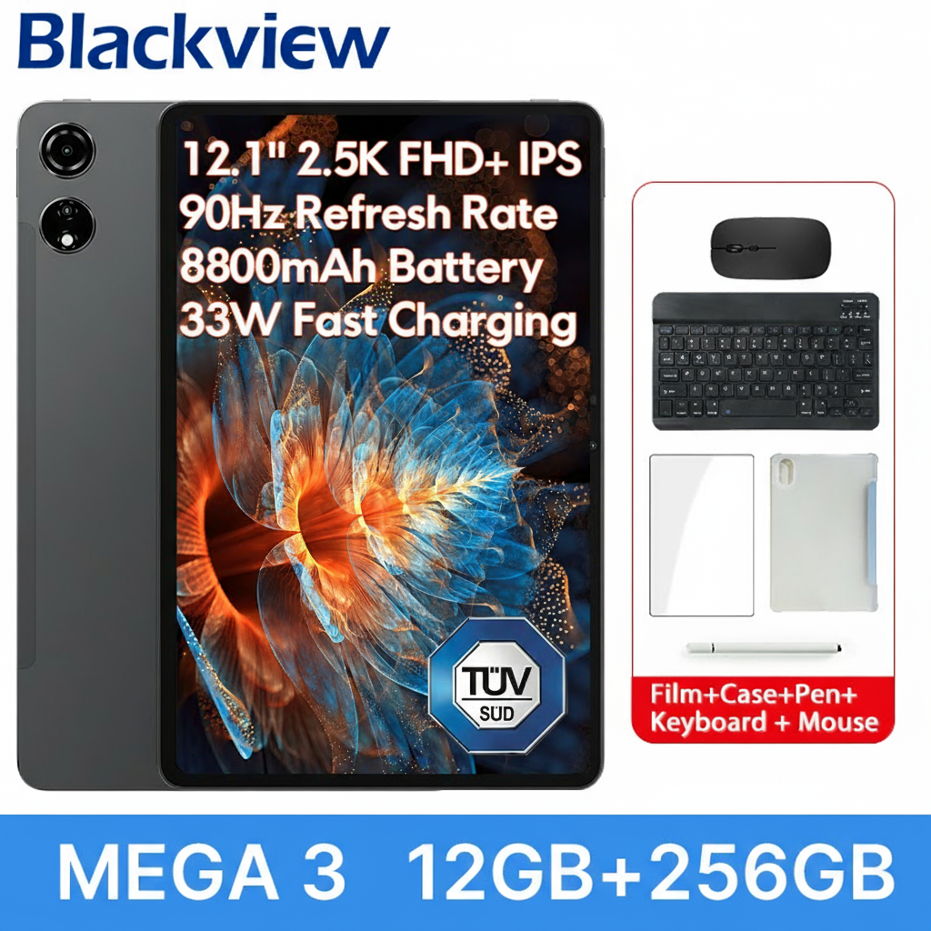 Планшет Blackview Mega 3, 12.1", 12/256ГБ, Wi-Fi+4G, Android
