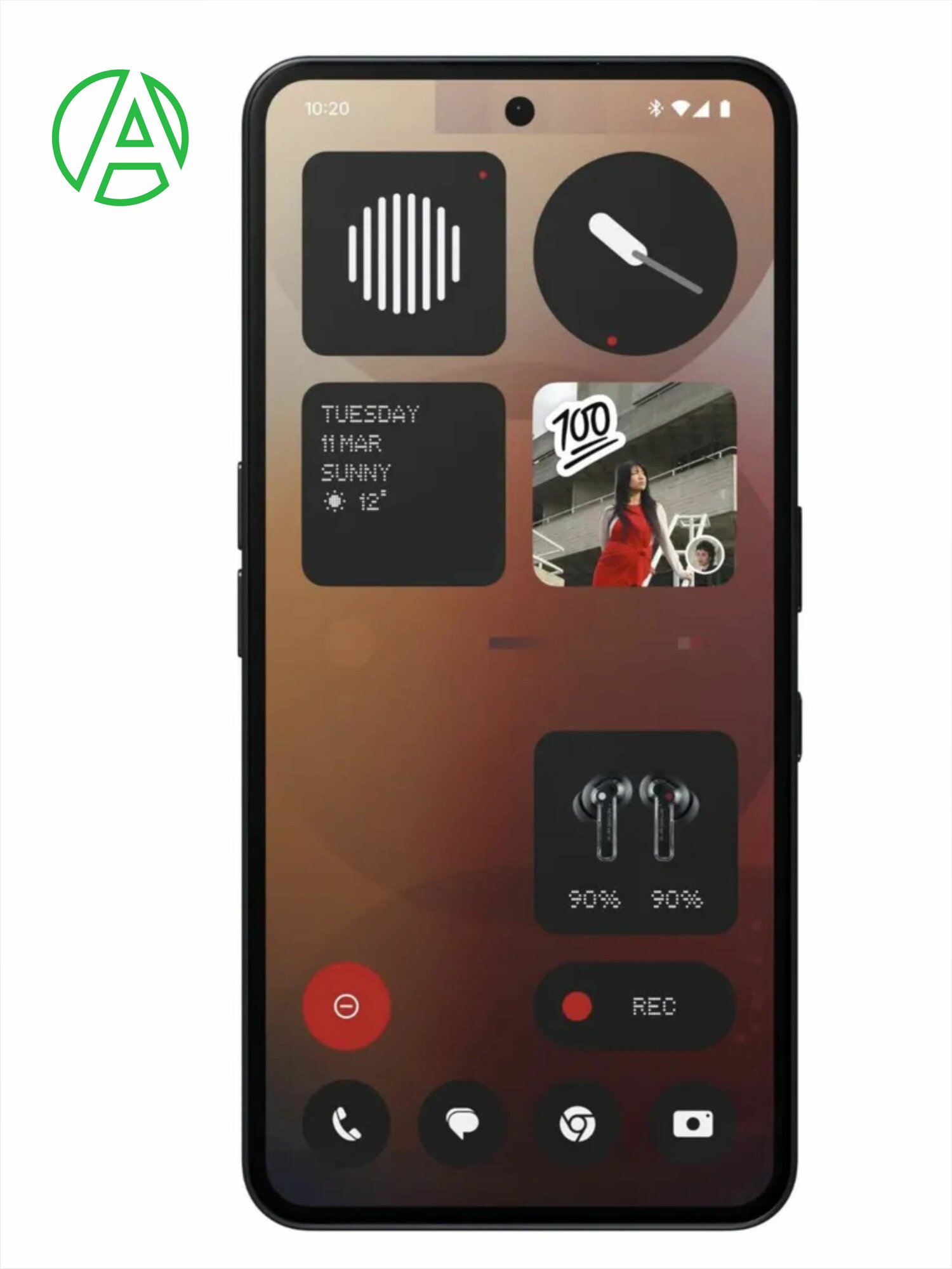 Смартфон NOTHING Phone (3a) 8/128 Гб, черный