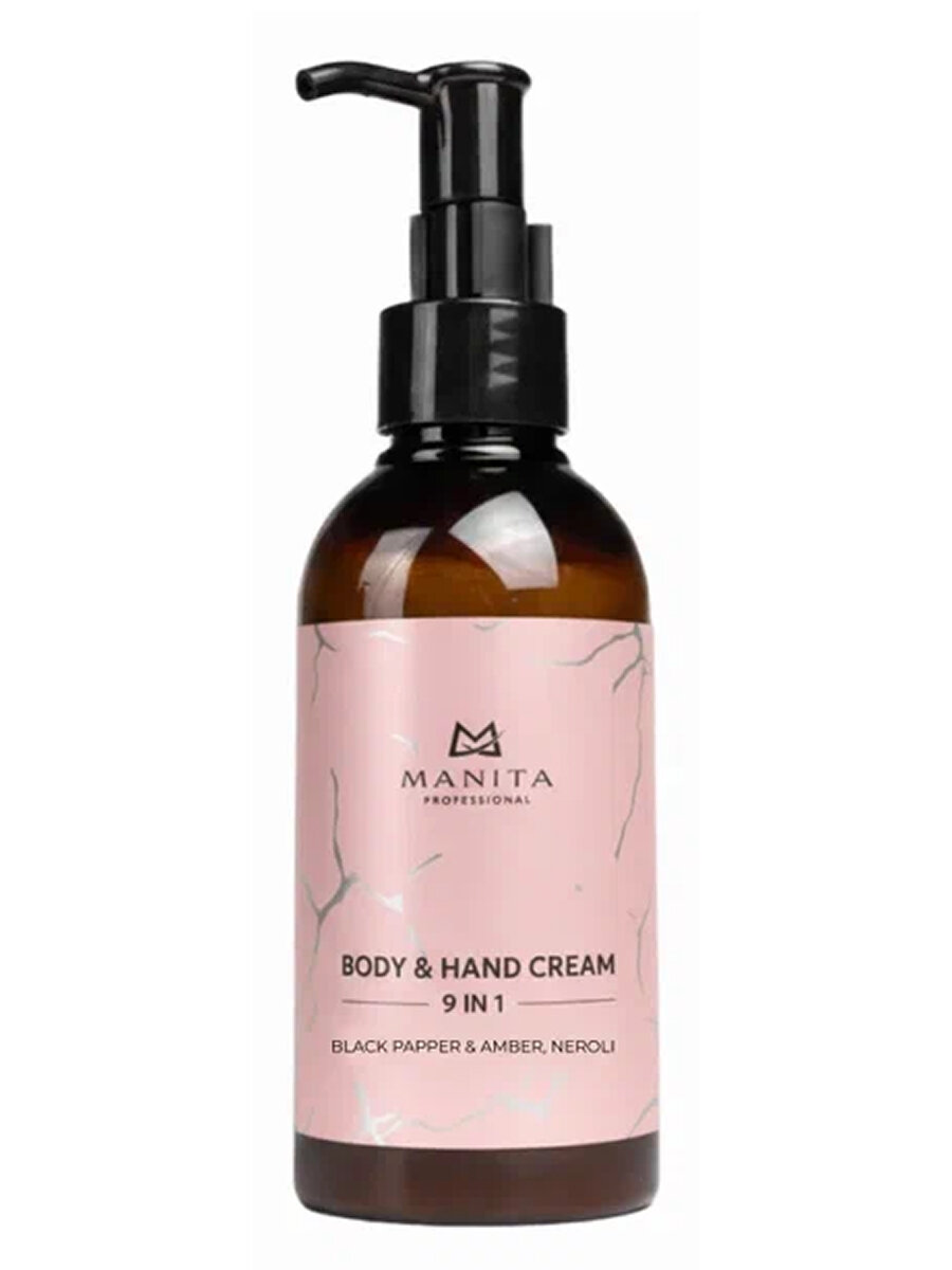 Manita Professional Парфюмированный крем для рук и тела / Black Pepper, Amber, Neroli, 150 мл