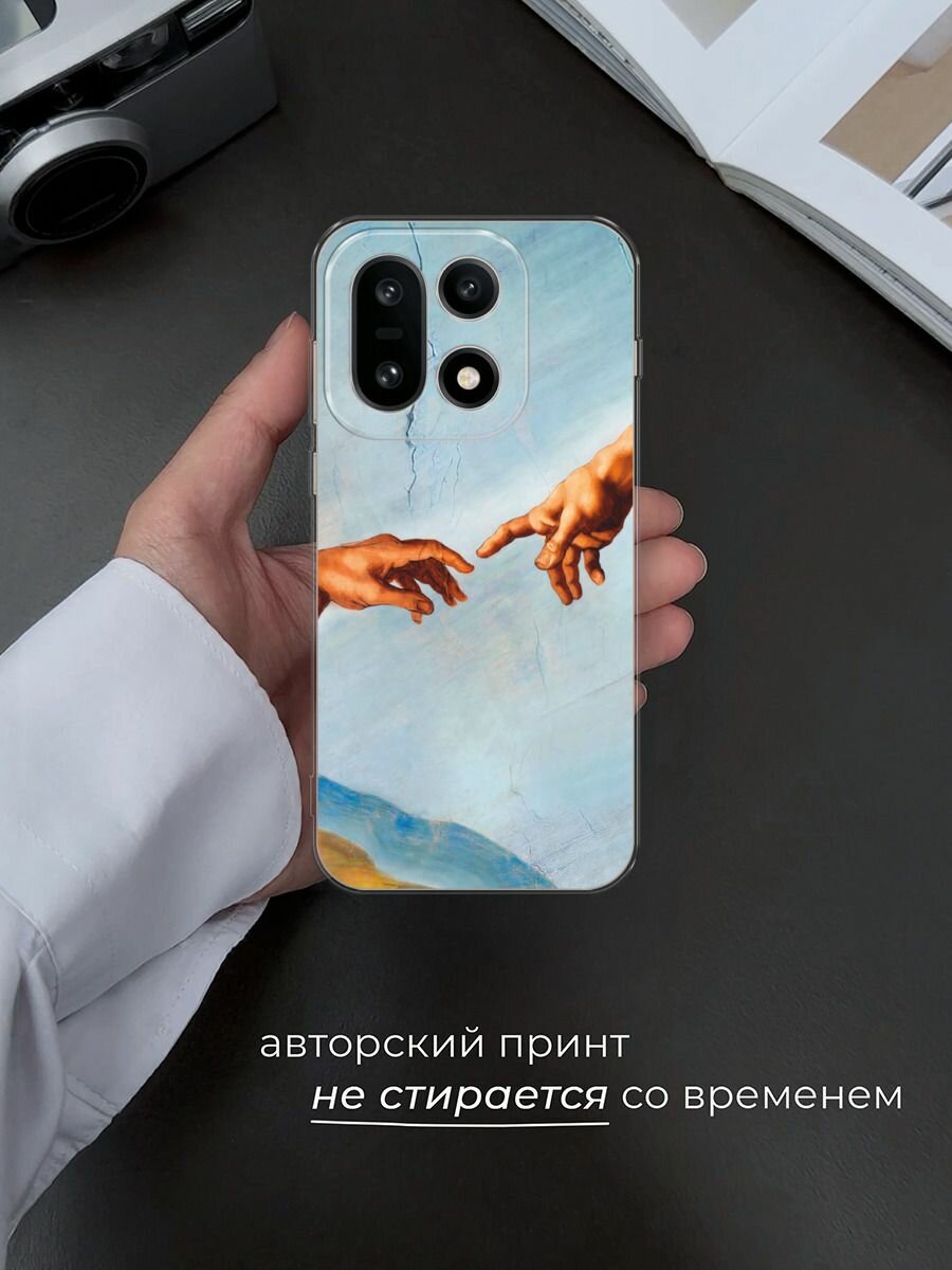 Чехол на OnePlus 15 / Ван Плас 15 с принтом Сотворение Адама — фото 1