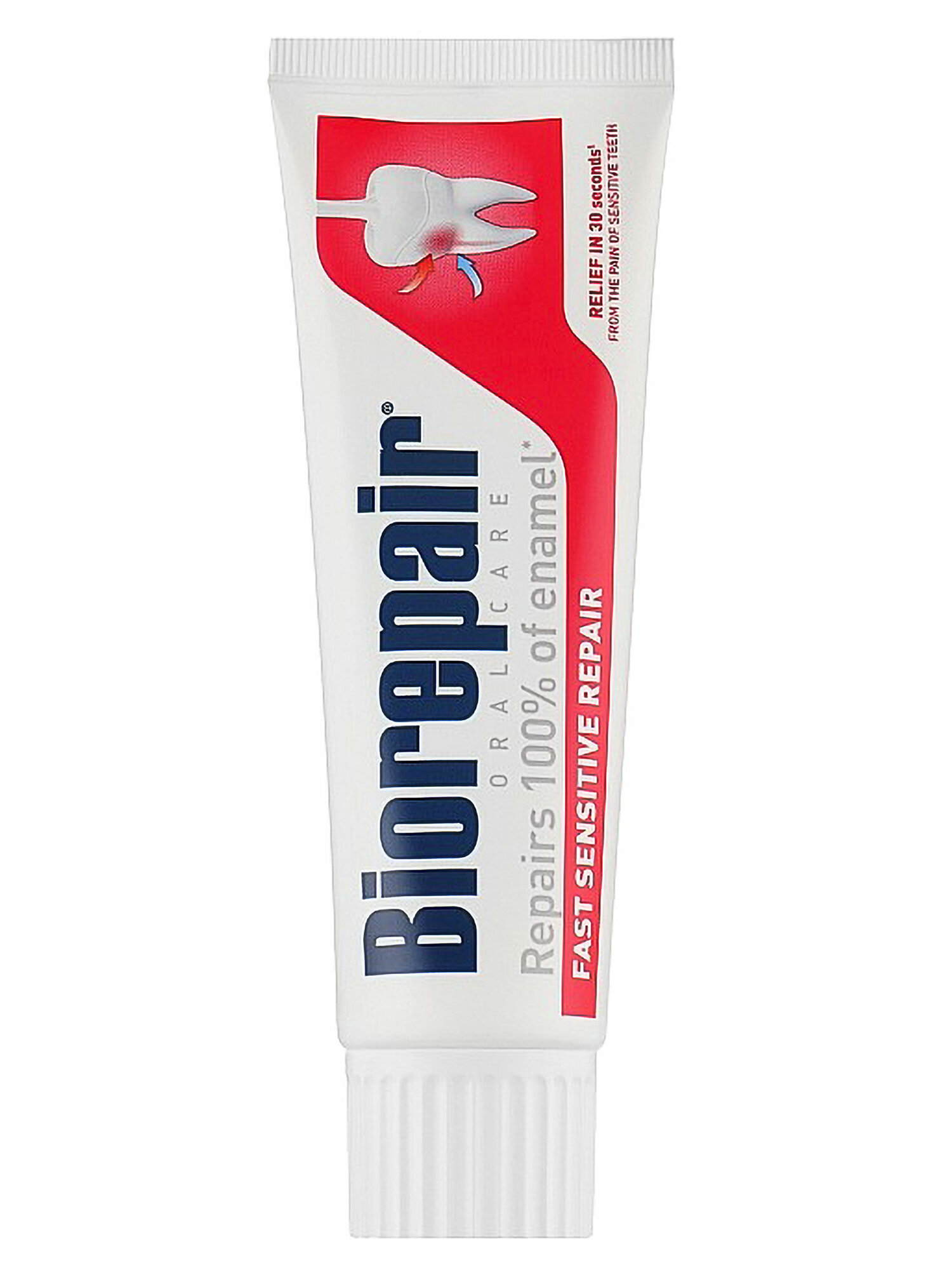Зубная паста Biorepair Fast Sensitive Repair для чувствительных зубов, 75 мл