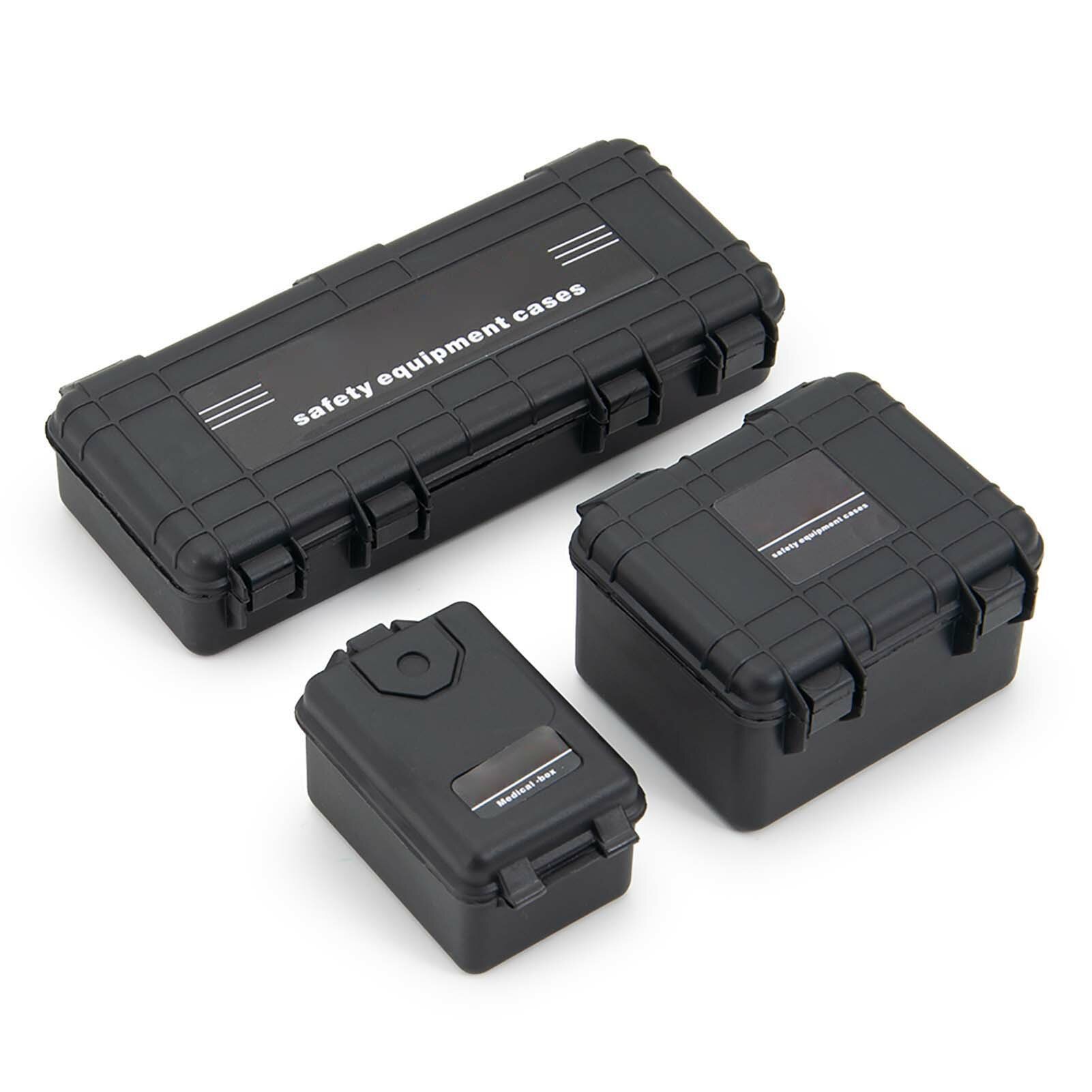 Набор из 3 декоративных инструментов для радиоуправляемых автомобилей масштаба 1/10: ящик для хранения винтов и гаджетов для Traxxas, HSP, Redcat RC4WD, Tamiya Axial Truck.