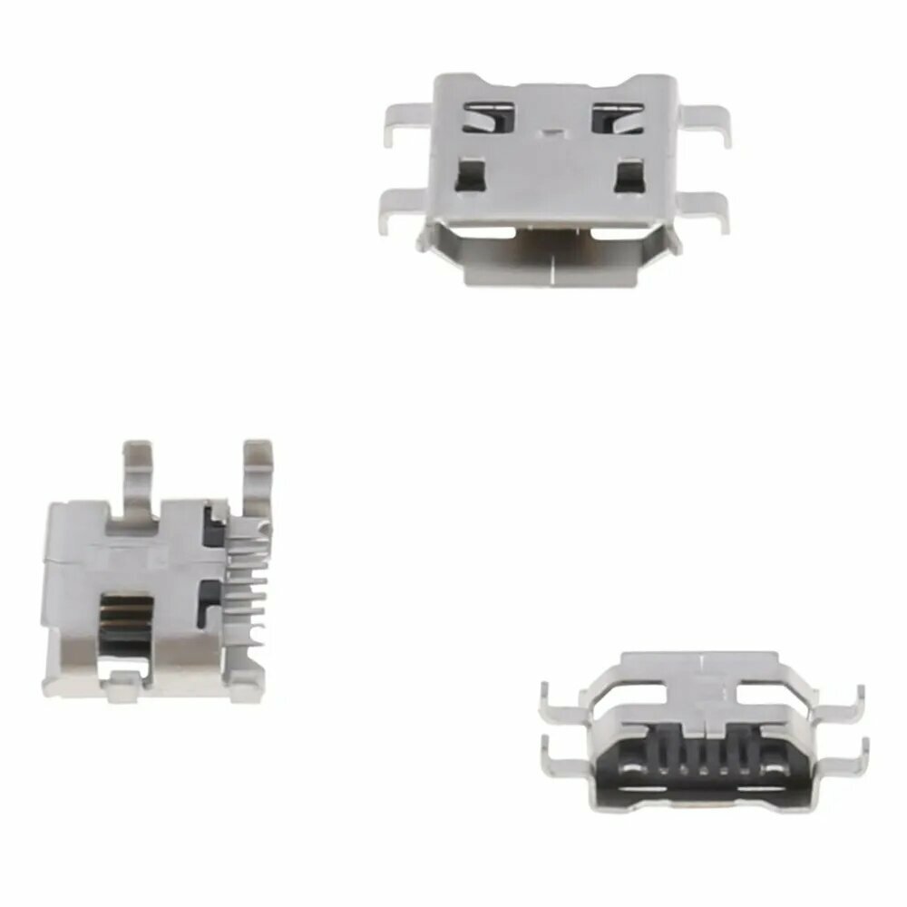 Разъём Micro USB Type B 5 Pin SMD — фото 1