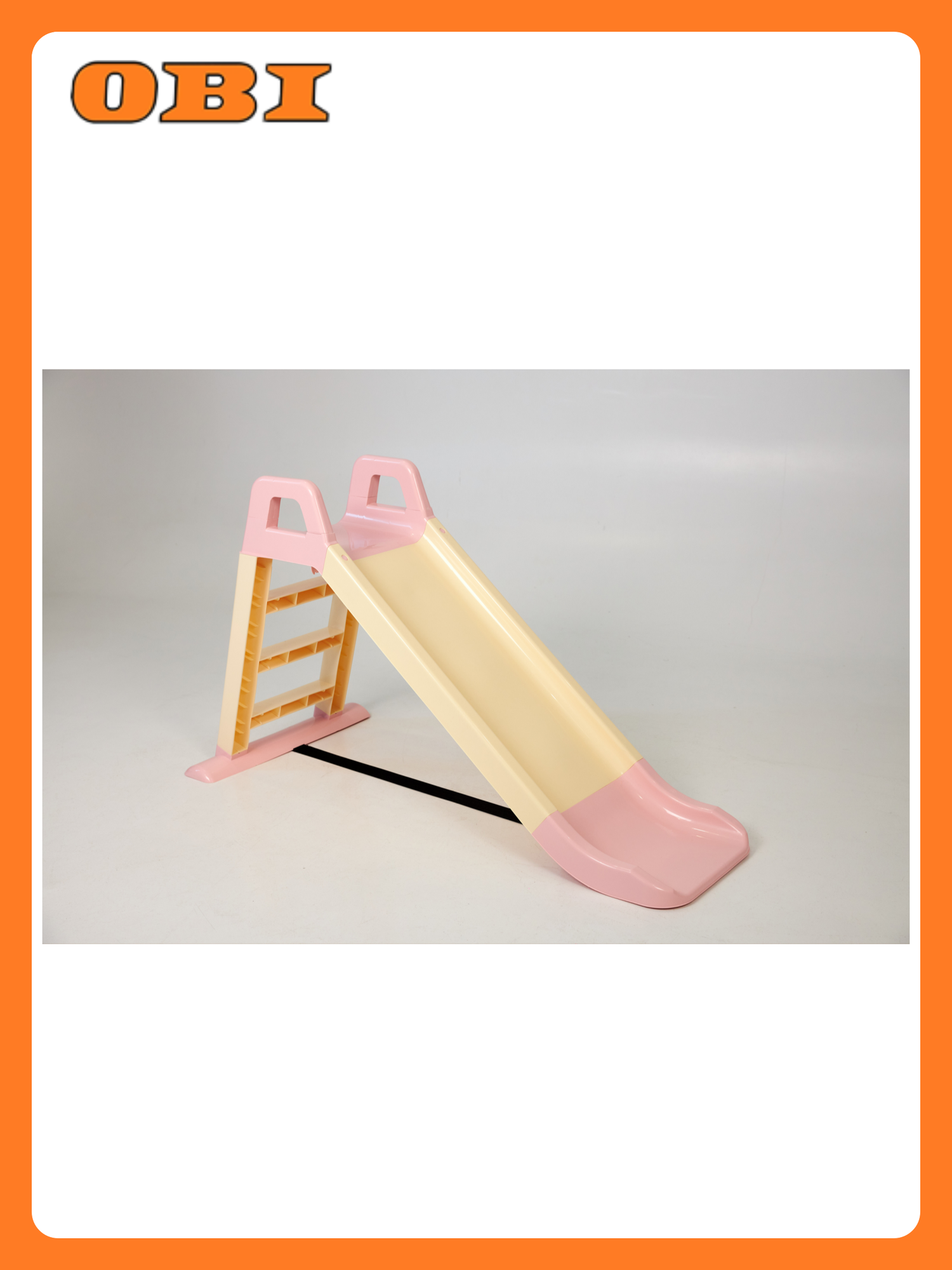 Горка детская OKIKID, для девочек, 78x135x60 см, пластик, розовая