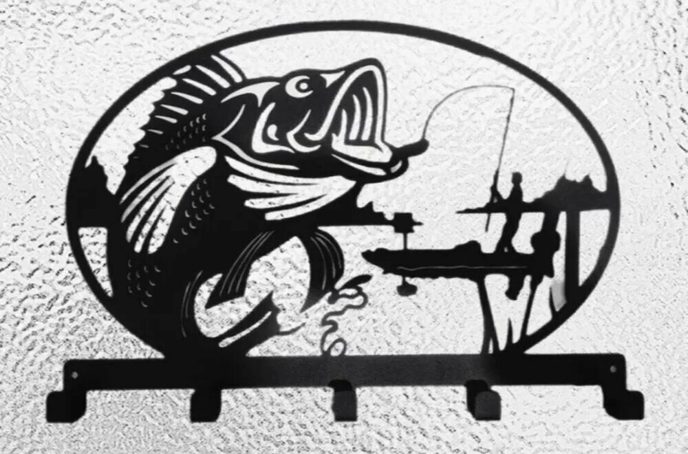 CIFbuy Ключница настенная "рыба" с 5 крюч.