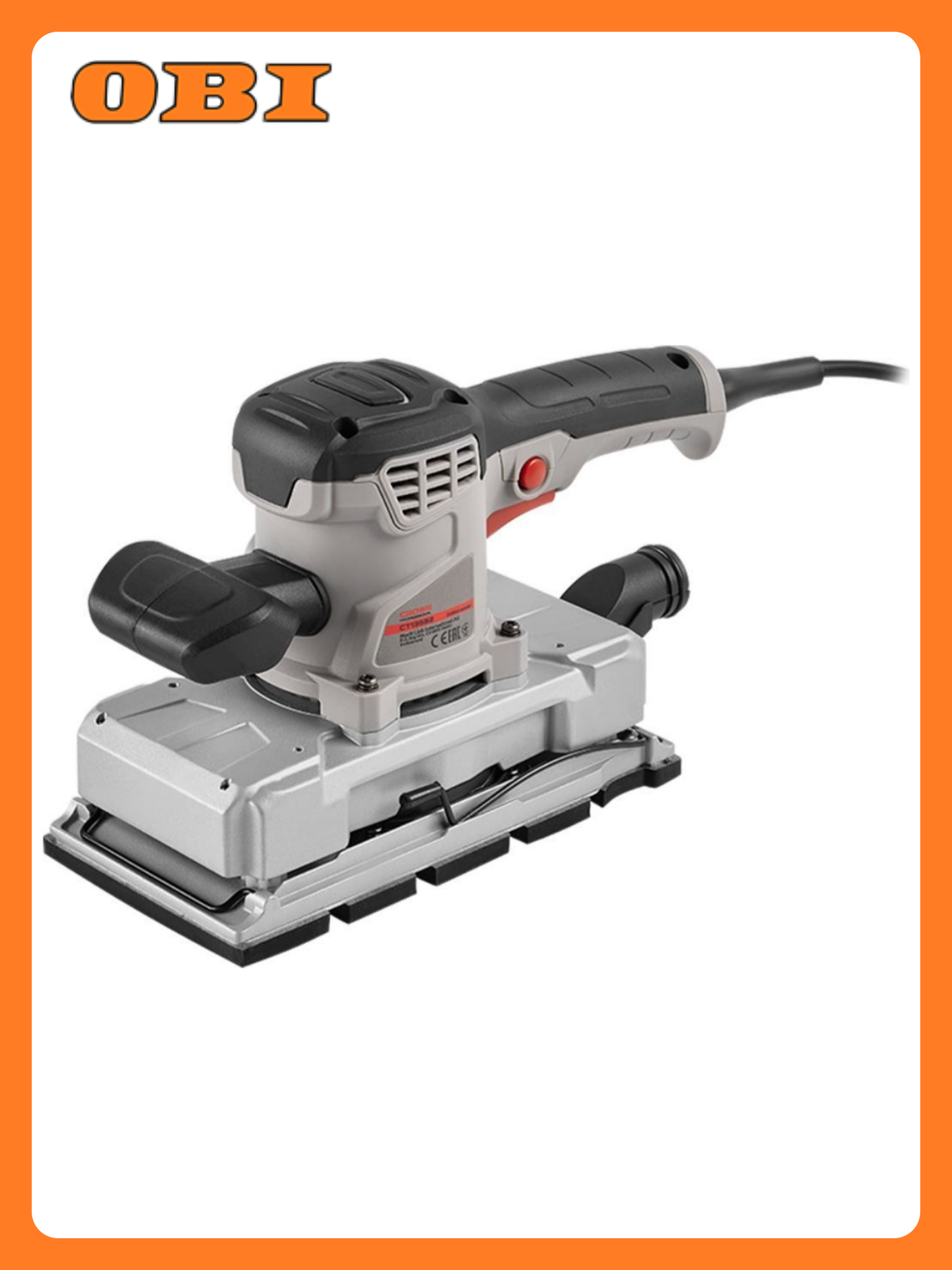 Шлифмашина вибрационная электрическая, CROWN CT13682, 430 Вт