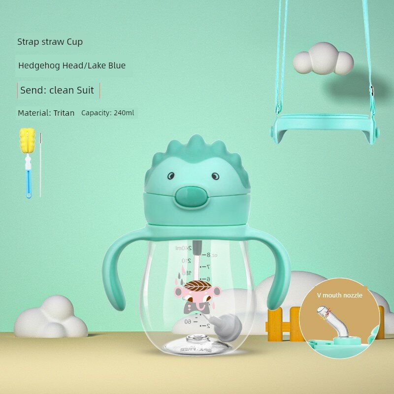 Детская поильник-непроливайка, чашка для воды для детей, обучающая чашка для питья, бутылочка для молока и воды,