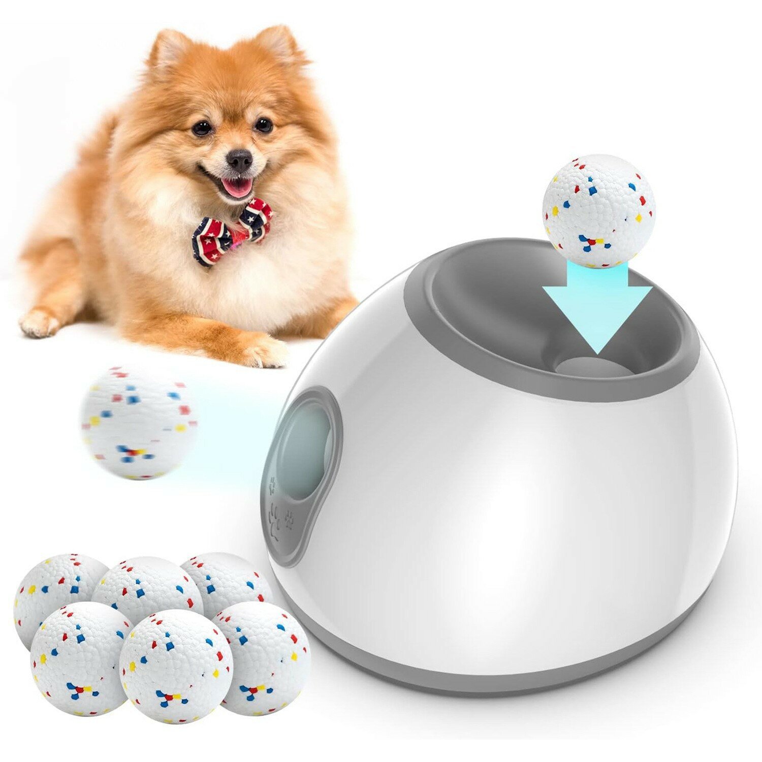 Smart Pet Ball Ball Dogs Игрушка Собака Игрушка Автоматическая Блока Трехтраншечная регулируемая дистанция Собака