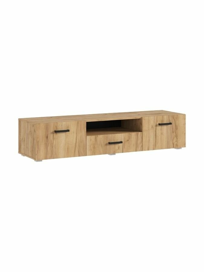 Тумба ТВ Нэнси New 1600х350х442 (Дуб крафт) МИФ