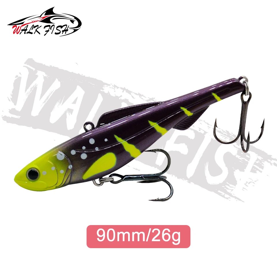 WALK FISH Воблер Ice VIB, 90мм, 26г, Фиолетовый