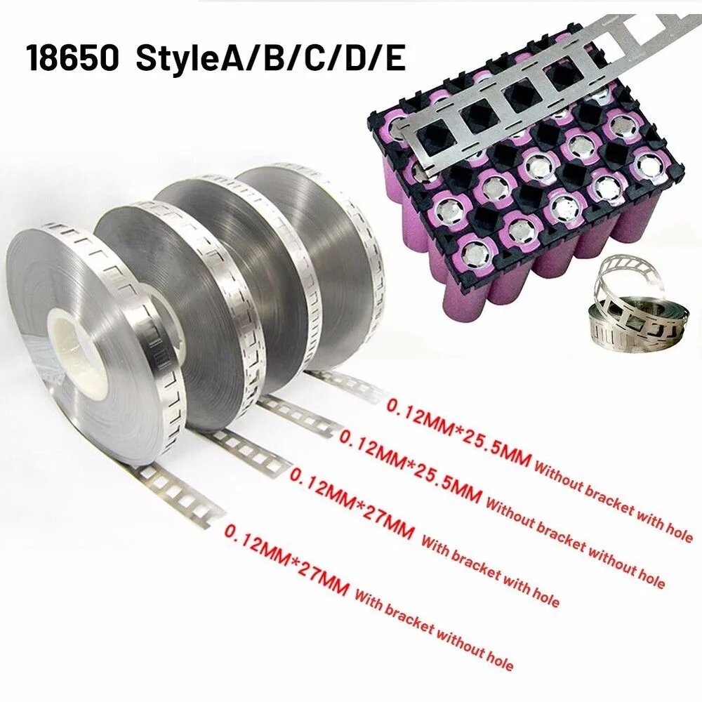 4 типа Никелевой ленты Belt18650 Аккумуляторная Точечная сварка 1 м x 27 мм x 0,12 мм