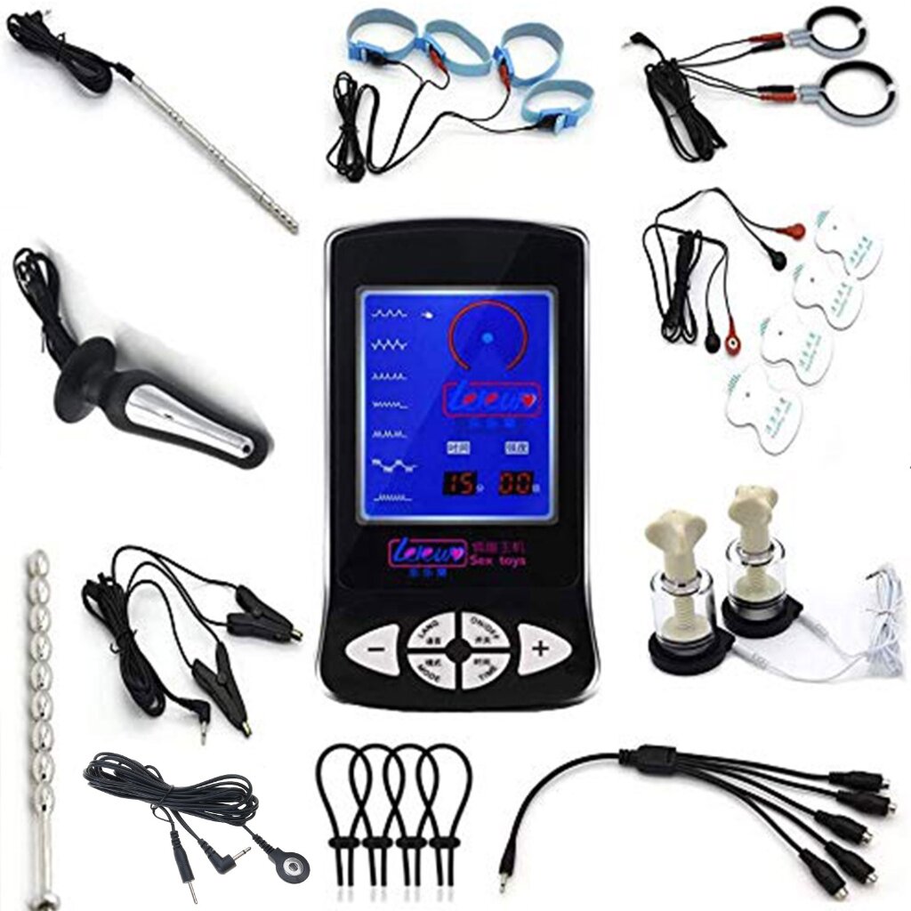 Стимулятор Пыток Мастурбатор Для Стимуляции Электрическим Током Принадлежности для Пар
