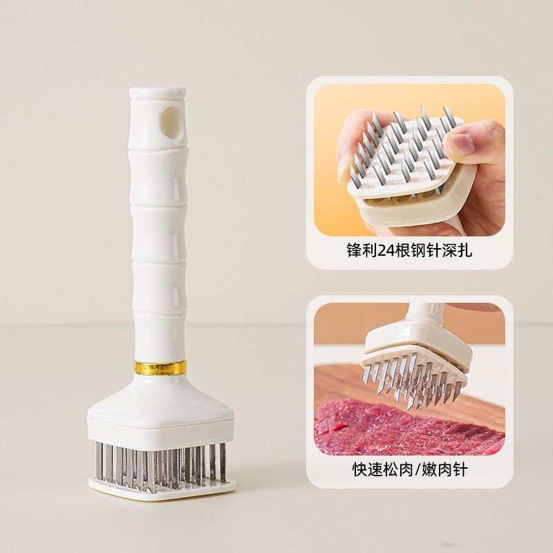 Игла для размягчения сухожилий для стейка, быстрая игла для размягчения мяса для куриного филе, куриных крыльев, свиных отбивных, дырокол, вставка для свиной кожи, молоток для мяса