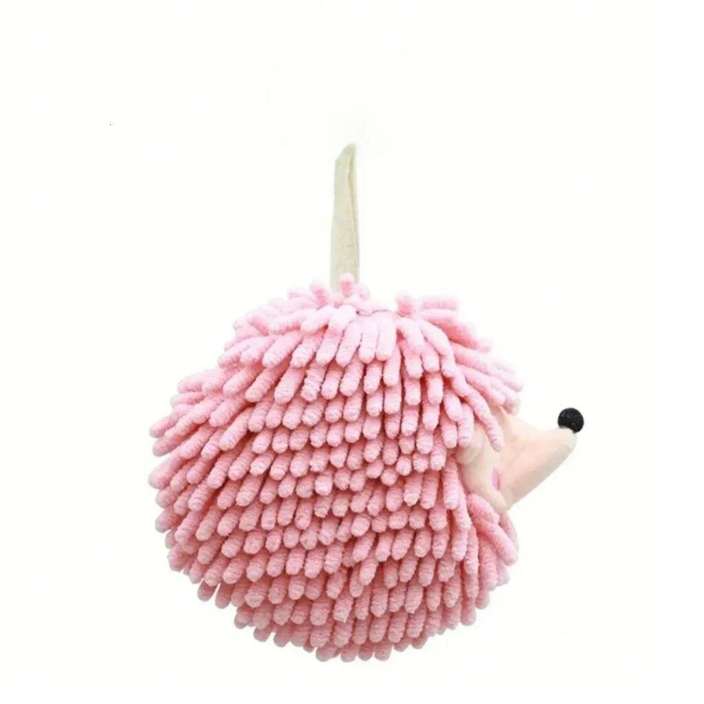 Абсорбирующие полотенца с рисунком ежика, Розовый