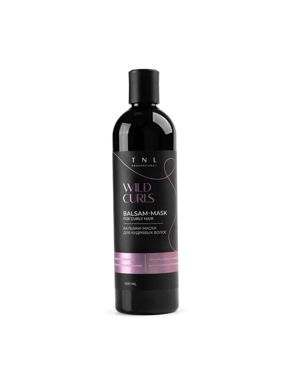 Бальзам-маска WILDCURLS для кудрявых волос с омолаживающим эффектом, TNL Professional,400мл