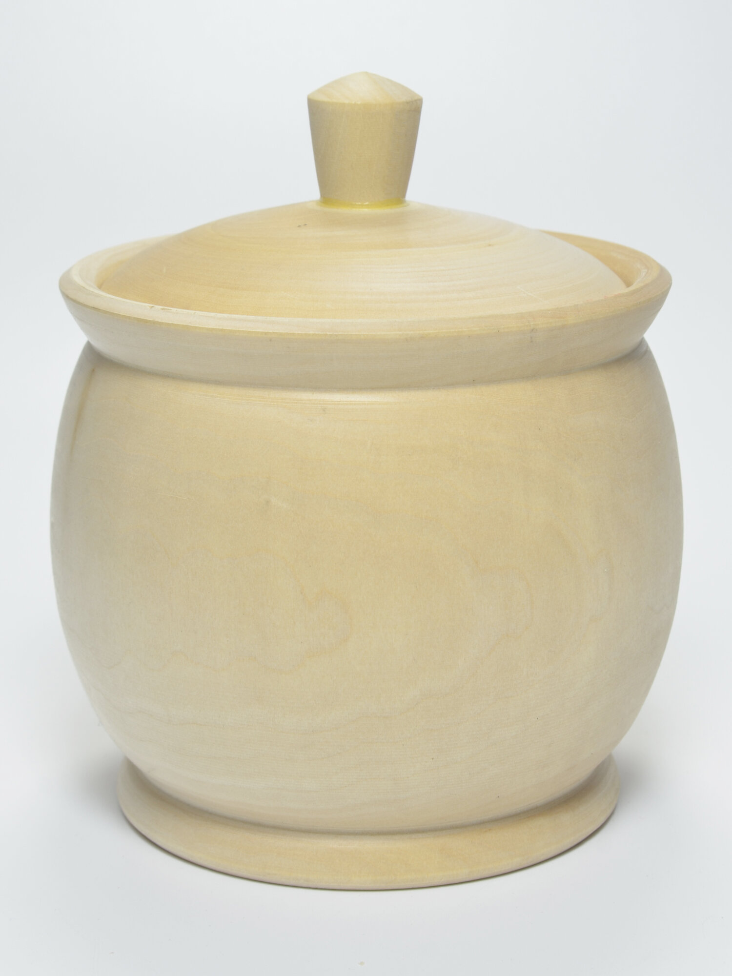 Сахарница деревянная. Заготовка для росписи и декупажа. Размер 9*9*11 см.