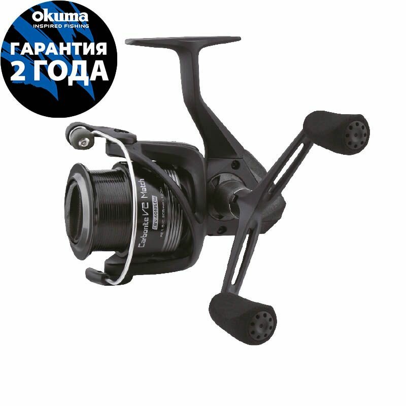 Катушка Okuma Carbonite V2 Match Baitfeeder 40MBF с дополнительной шпулей