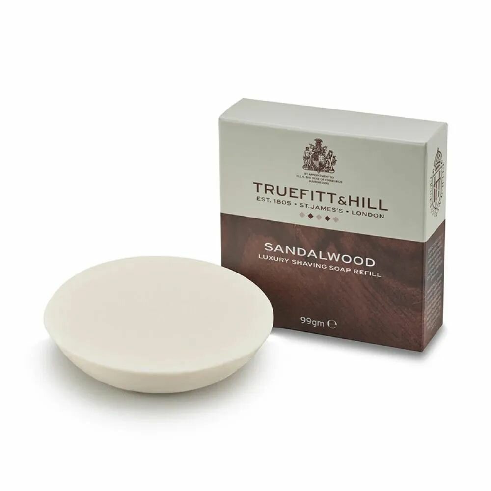 Truefitt & Hill Sandalwood Мыло для бритья 99 гр (сменный блок)