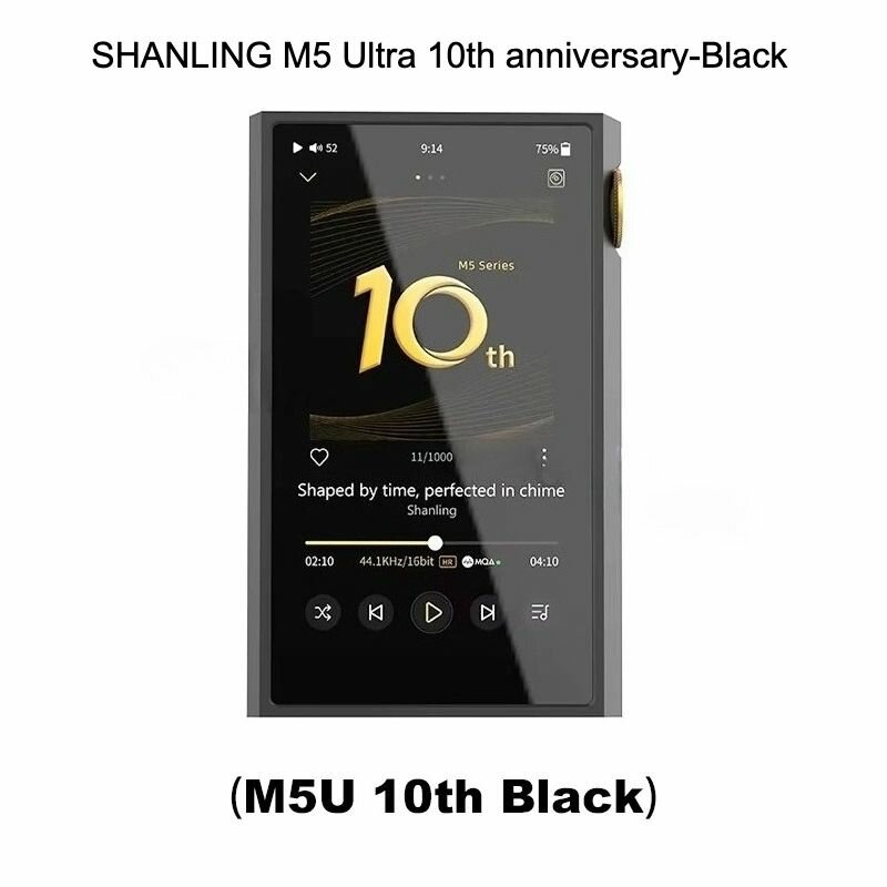 SHANLING M5 Ultra 10th Портативный музыкальный HIFI Hi-Res Аудио MP3-плеер Bluetooth Walkmen AK4191EQ AK4499EX Чипы