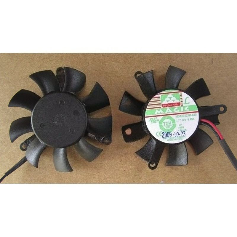 Yongli диаметр 45 мм MGA5012XR-A10 вентилятор 12V 0.19A 39 * 39 * 39 мм Расстояние между отверстиями 3,9 см