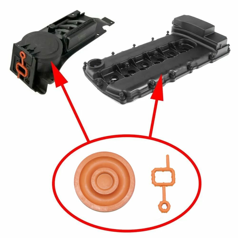 Мембрана квкг клапанной крышки для VAG 3.6 FSI 03H103429H