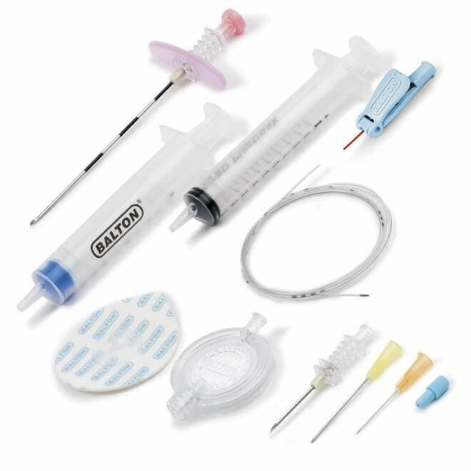 Набор для эпидуральной анестезии 16G длина иглы 80мм