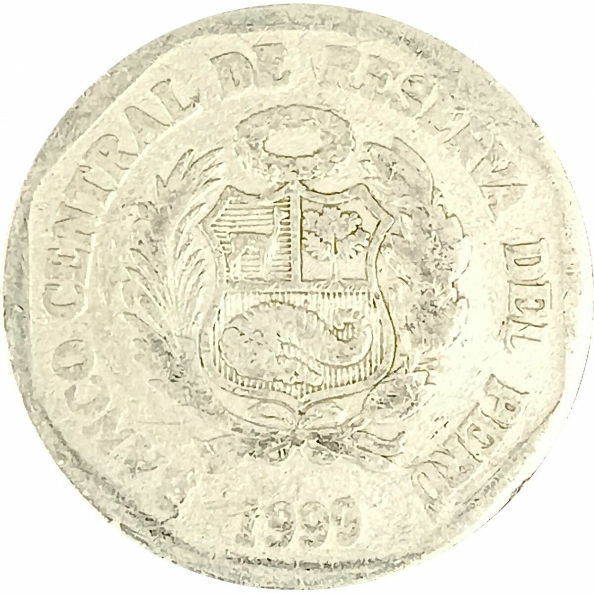 1 новый соль 1999 Перу из оборота