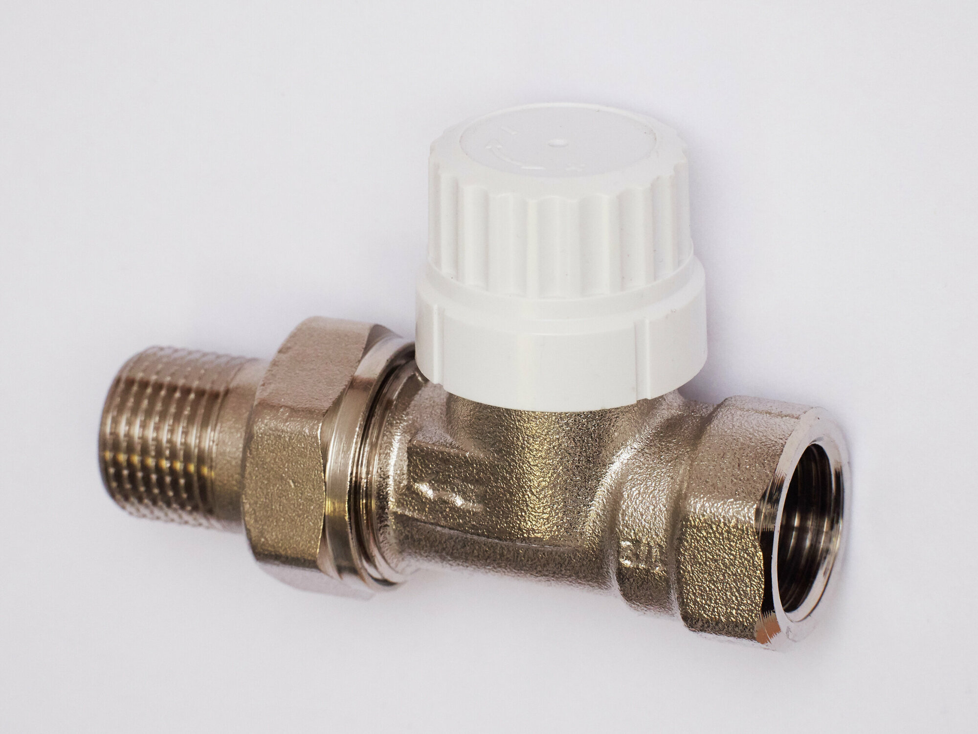 Прямой термоклапан радиатора 1/2" WERTRUS НА-6014