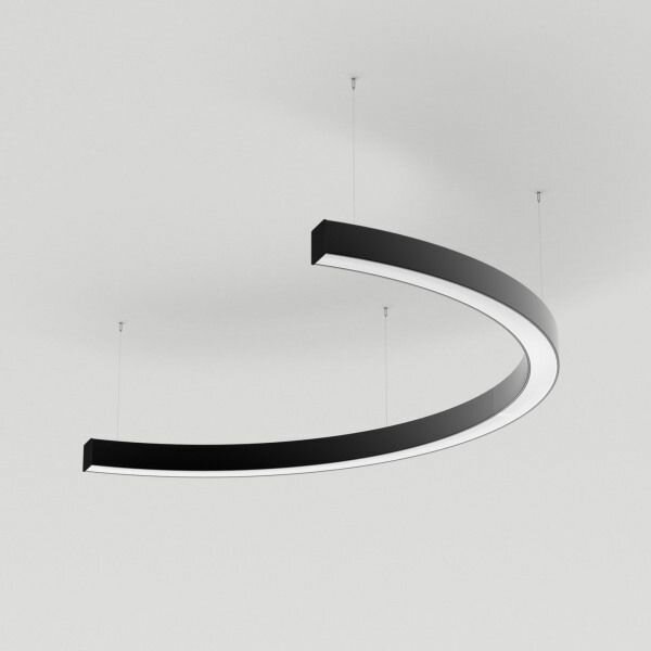 Светильник SP-LINE-HANG-ARC-C3535-D800-34W Warm3000 (BLACK, 230V) (Arlight, Металл) 034016(1)