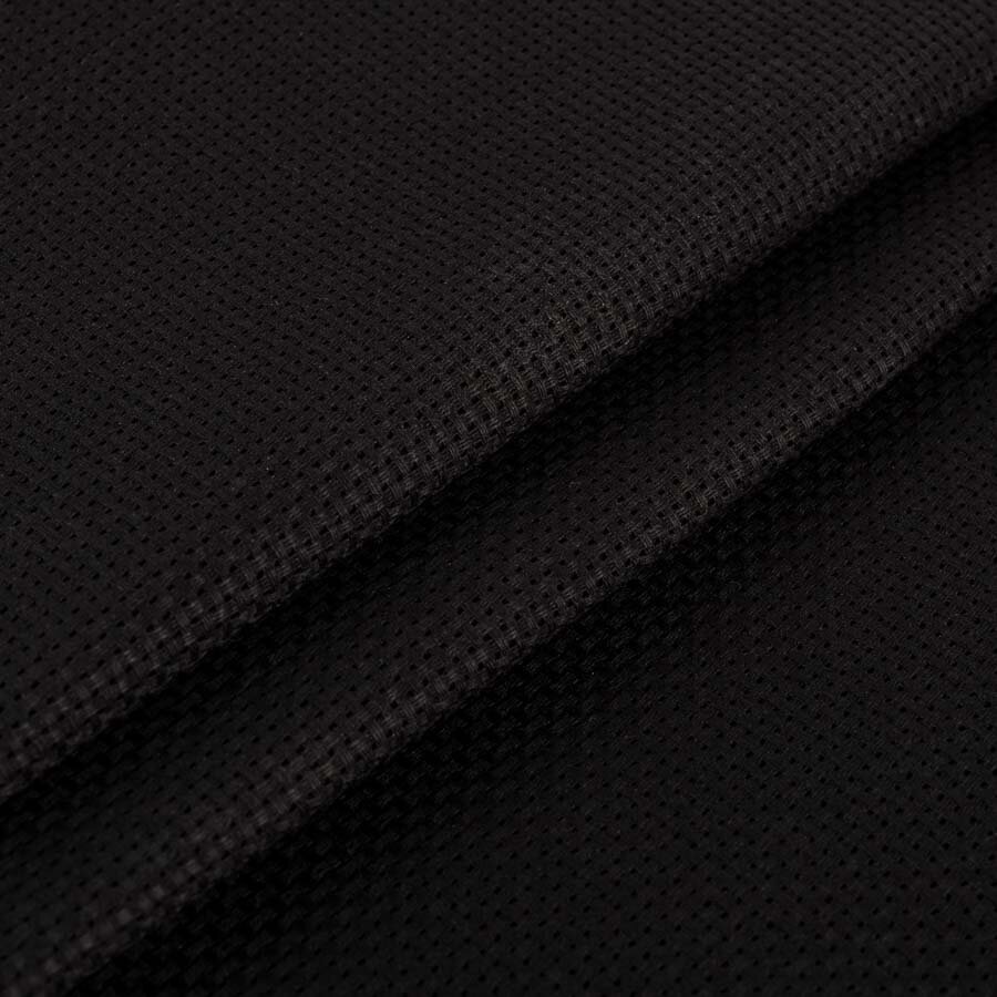 Канва K03 Gamma Aida №11 цв. Фасовка 100% хлопок 150 x 100 см +- 2 см Черный