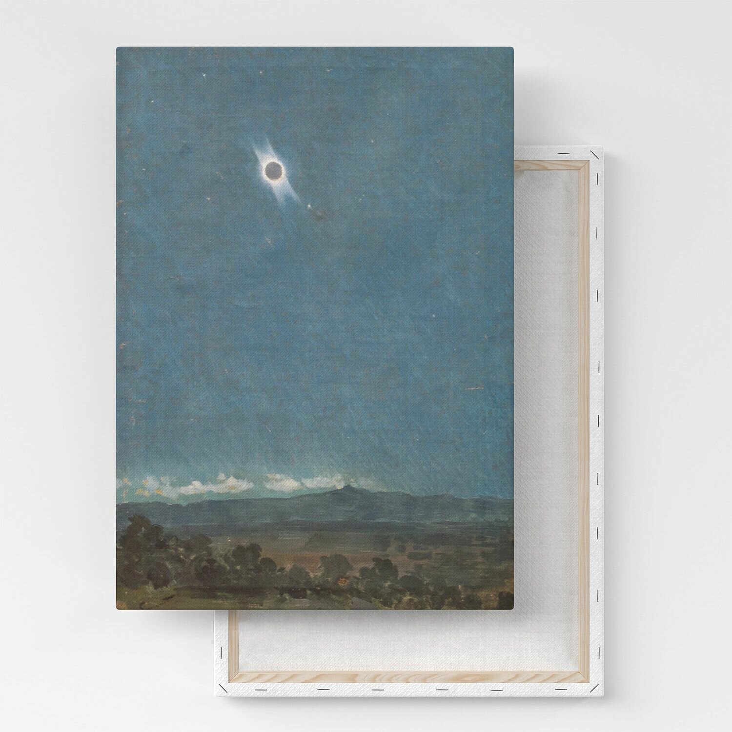 Картина на холсте, репродукция / Энрике Симоне - Eclipse, 1905 / Размер 80 x 106 см
