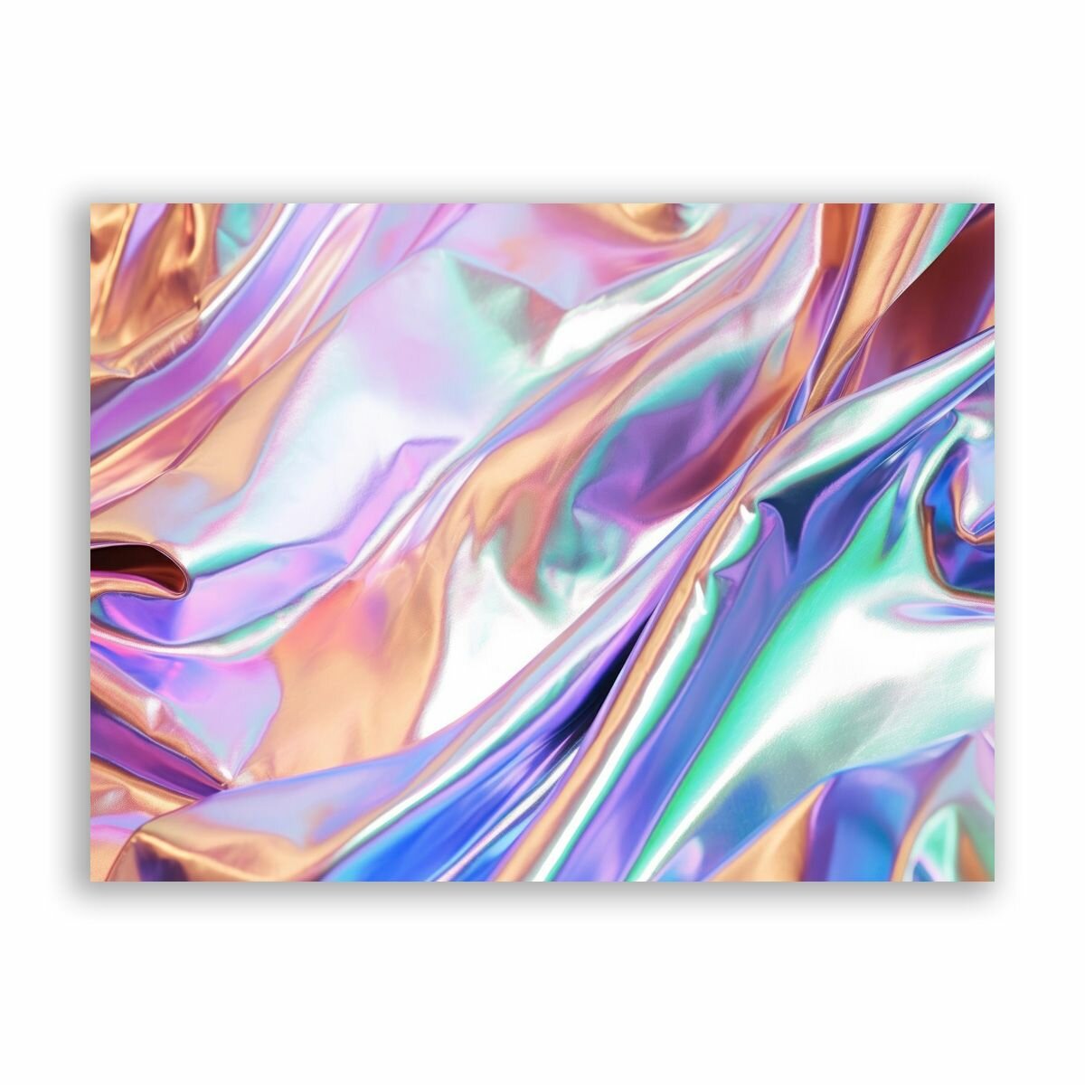 Постер, плакат на бумаге / Перламутровые абстракции / Размер 60 x 80 см